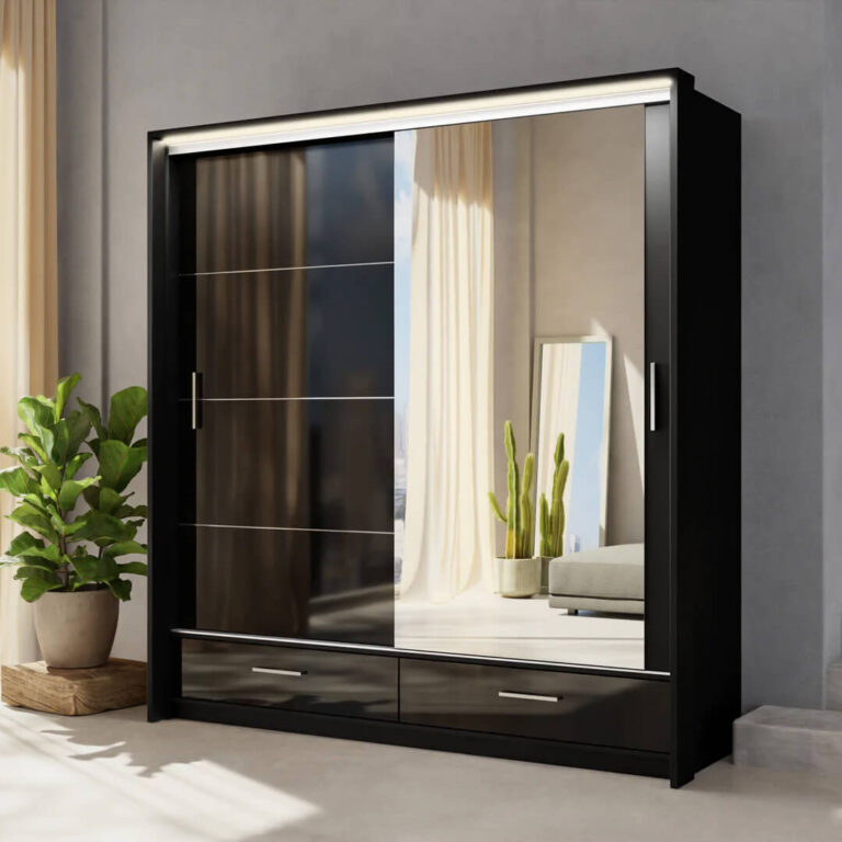 Alina 2 Door Wardrobe - Tender Sleep Furniture